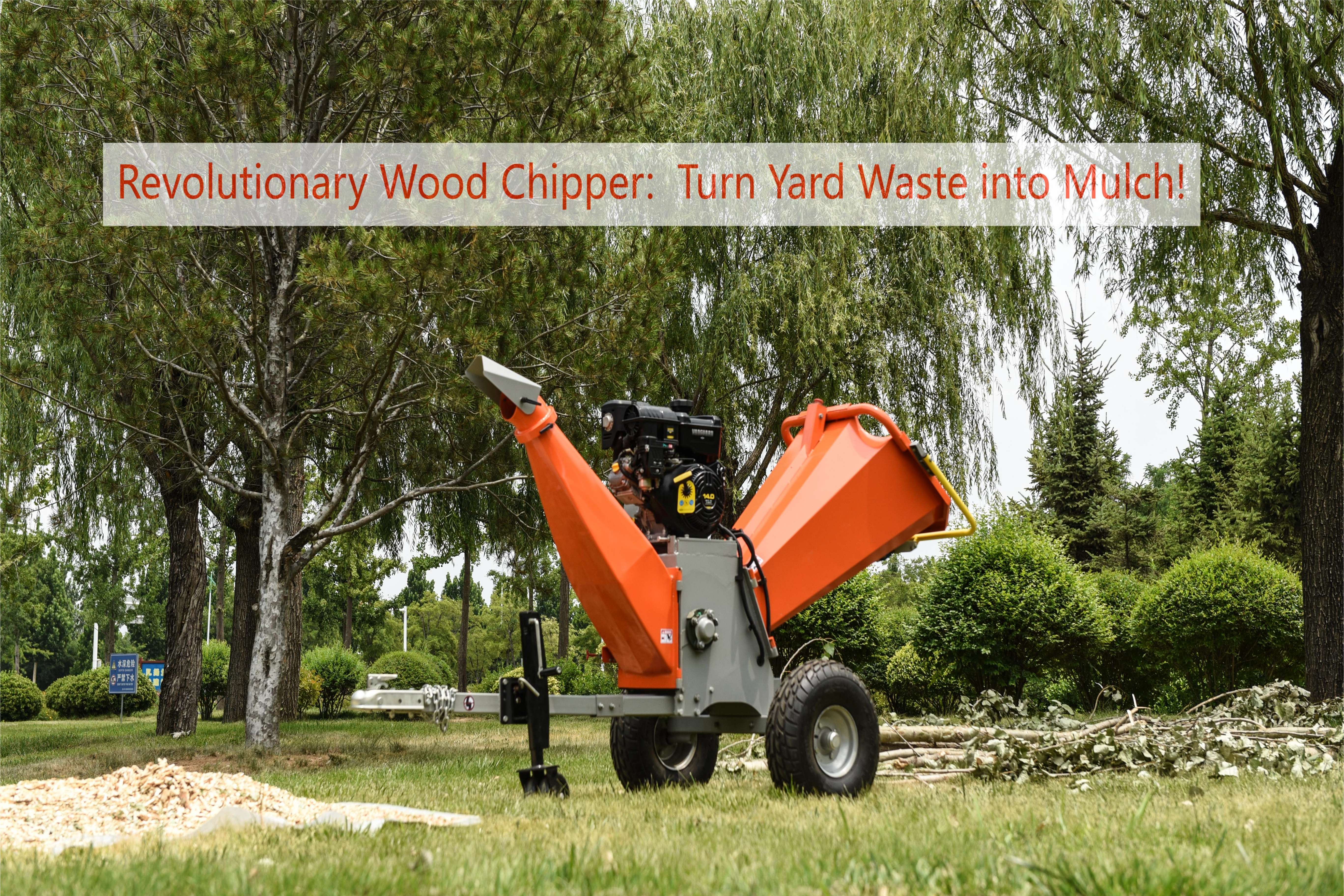 Revolutionary Wood Chipper: Turn Yard Waste into Mulch!