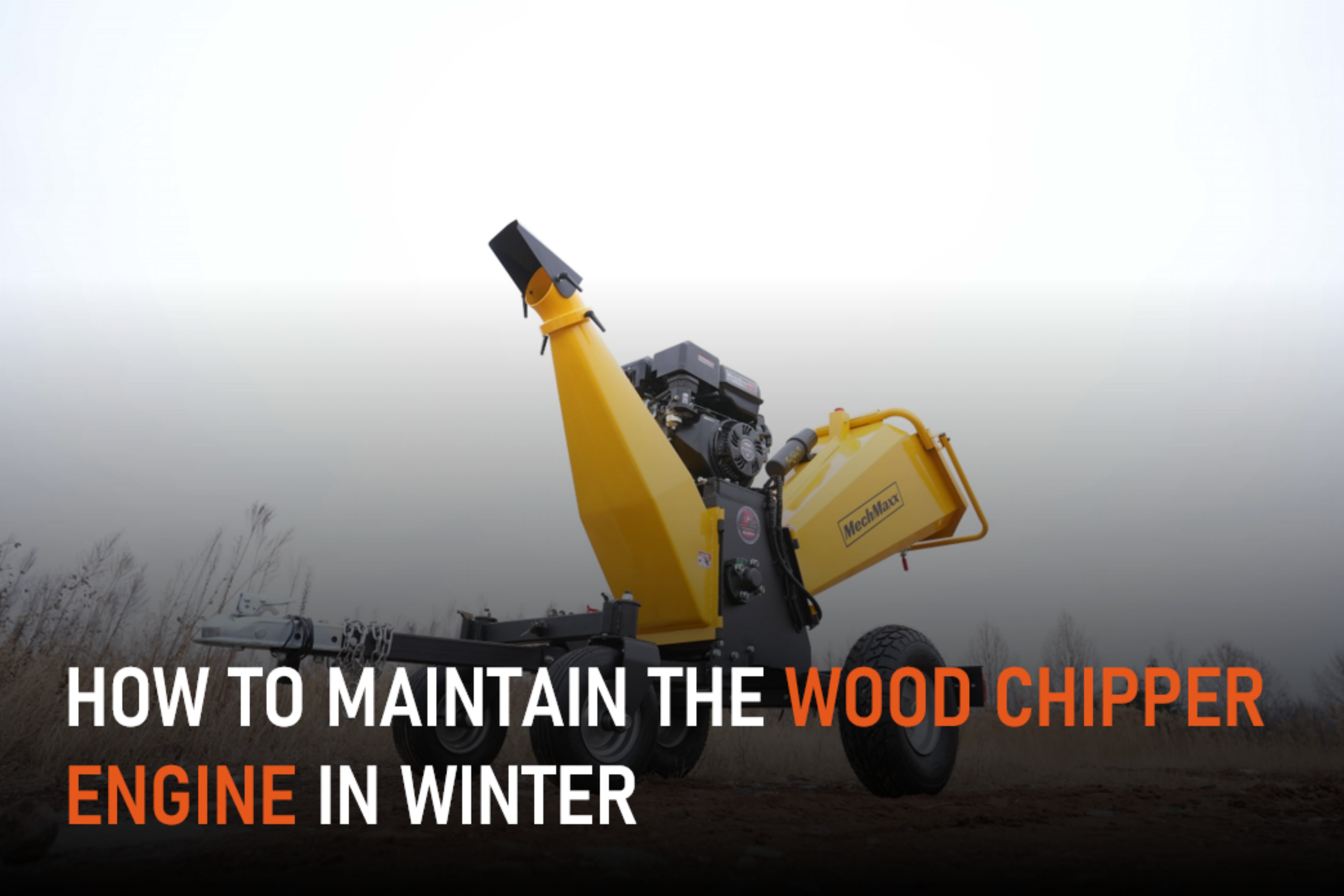 How to Maintain the Wood Chipper Engine in Winter