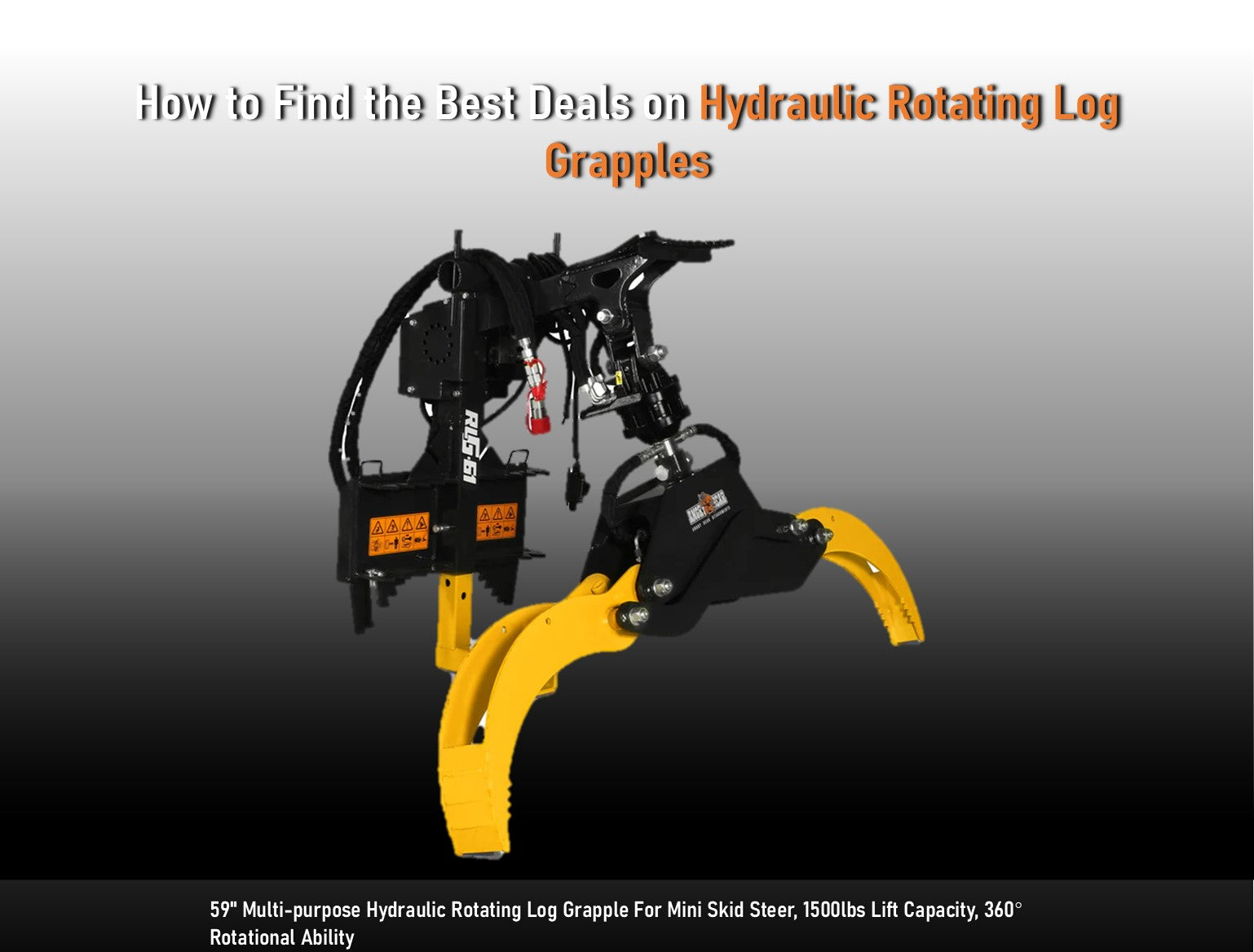How to Find the Best Deals on Hydraulic Rotating Log Grapples