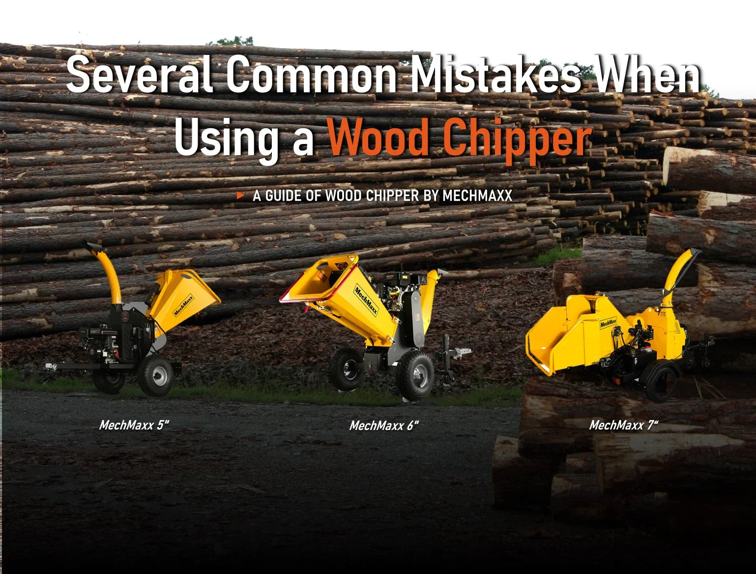 Several Common Mistakes When Using a Wood Chipper