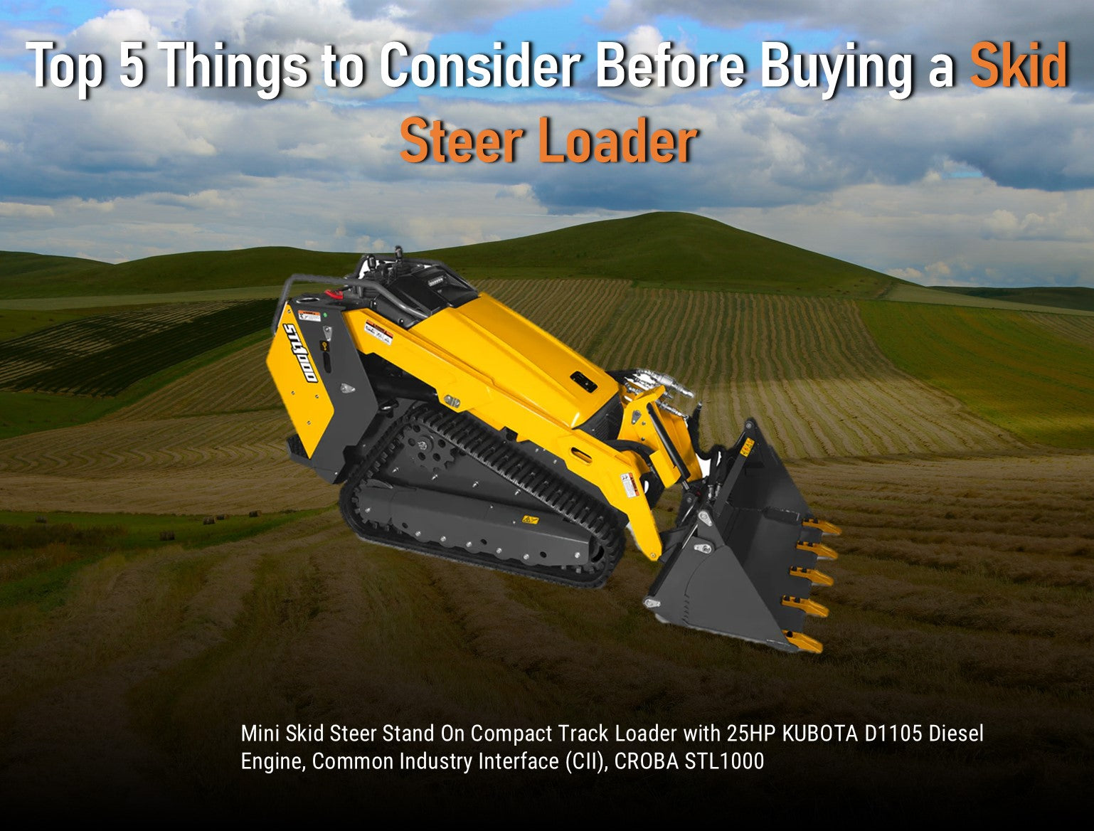 Top 5 Things to Consider Before Buying a Skid Steer Loader