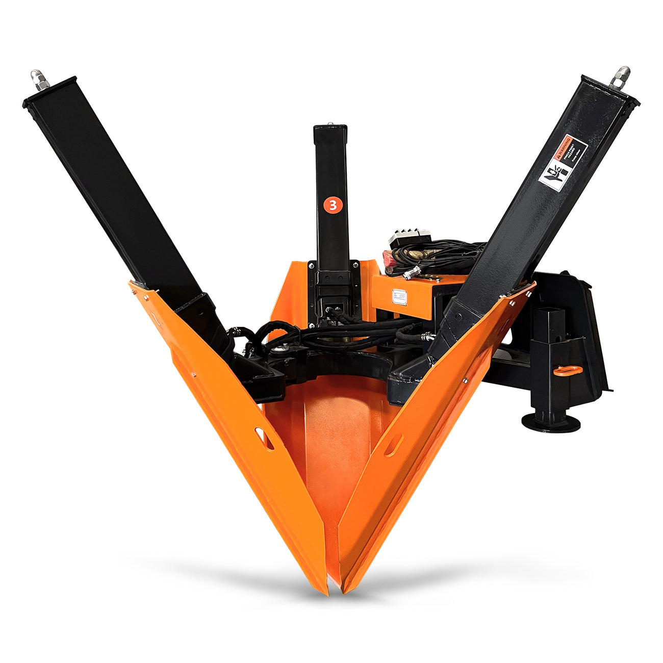 36” Skid Steer Hydraulic Tree Spade, 4” Diameter Cut Capacity, 22” Bla