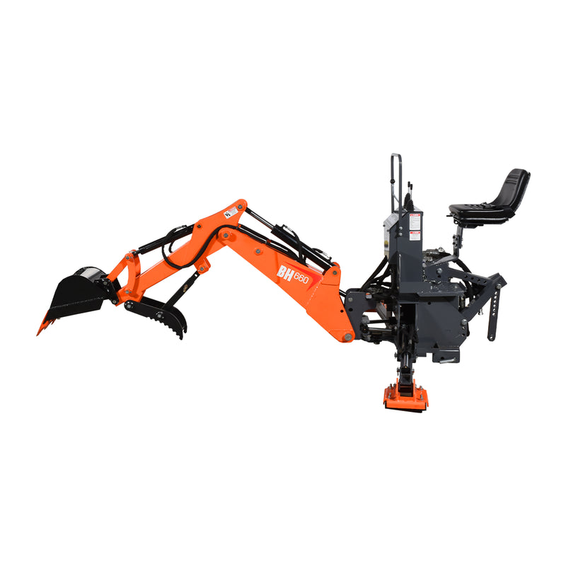 MechMaxx 18-35HP, PTO Backhoe BH660
