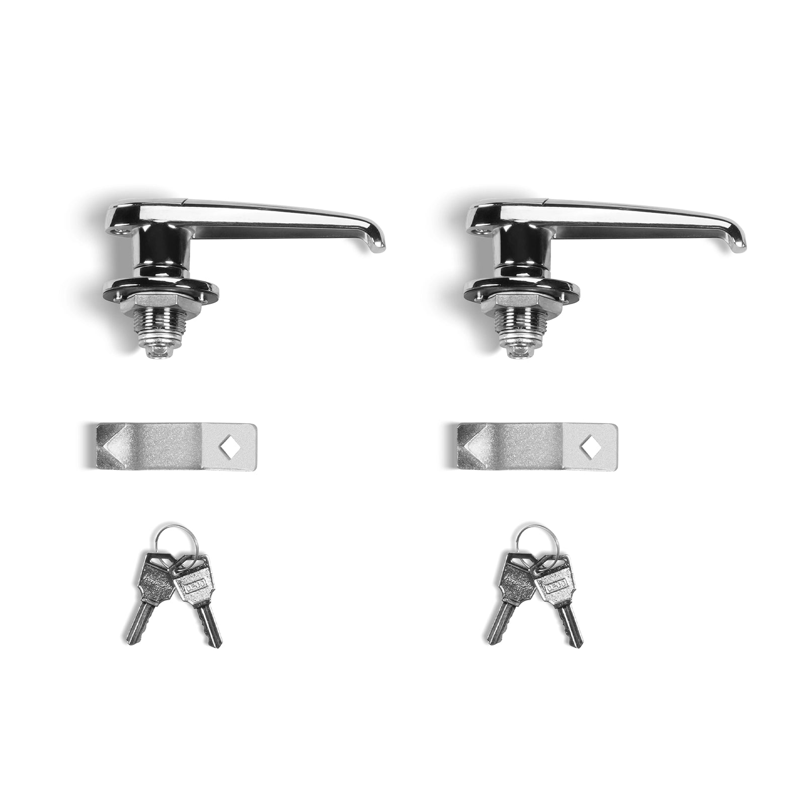 ( 1 Pack / 2 Pcs ) Handle Locks with Keys for Nitrogen Dry Cabinet (fo