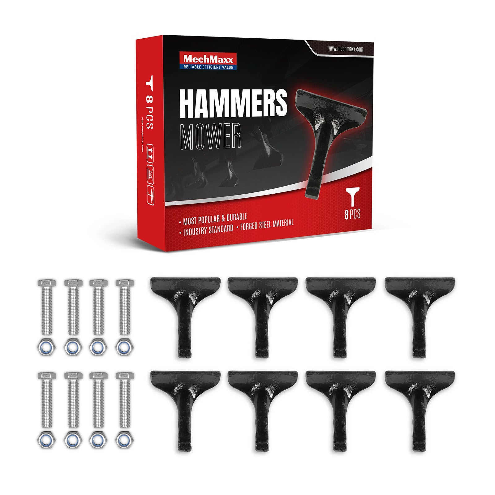 ( 1 Pack / 8 Pcs ) Hammers for ATV Mowers, SSFM-70 and EFS Mowers (SKU