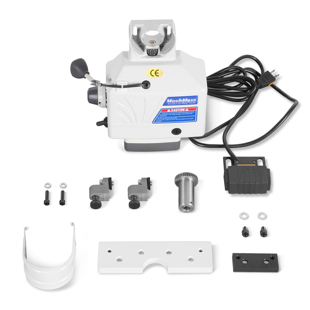 Power Feed for the X axis for SKU: 500202 | Model: VM25L, SKU: 500203