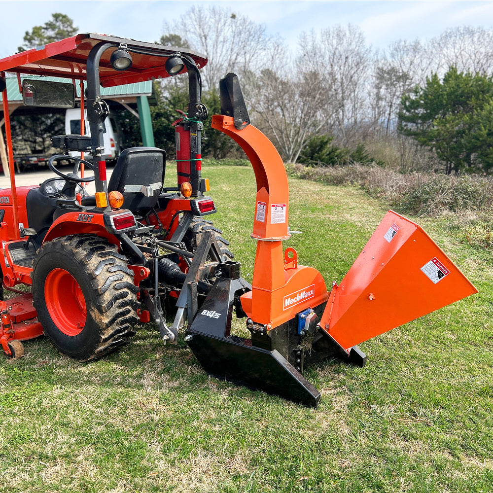 MechMaxx 3 Point PTO Wood Chipper Attachment For Tractors , BX42S