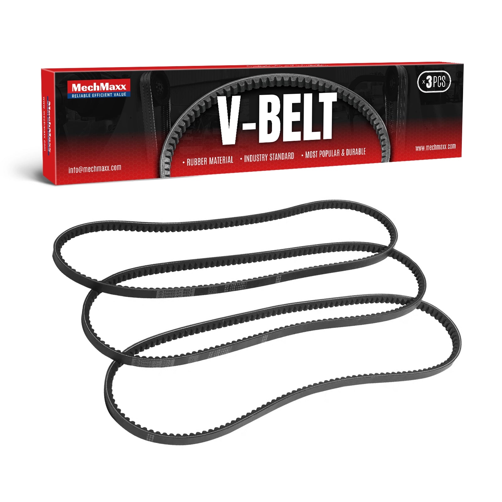 ( 1 Pack / 3 Pcs ) Belt for Finishing Mower FM120, 17*1448Li (SKU: 150