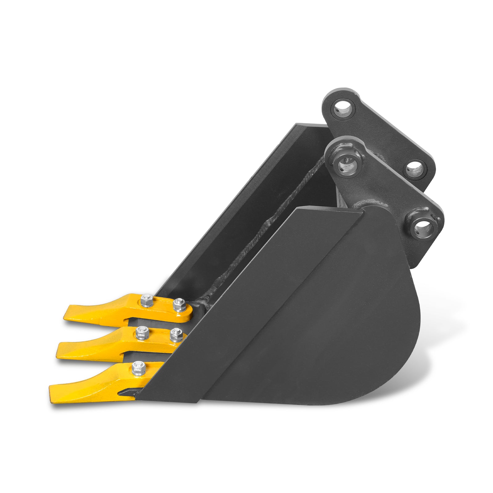 9" Backhoe Bucket without Pins, 3-Carbon Steel Teeth (for SKU: 150162,