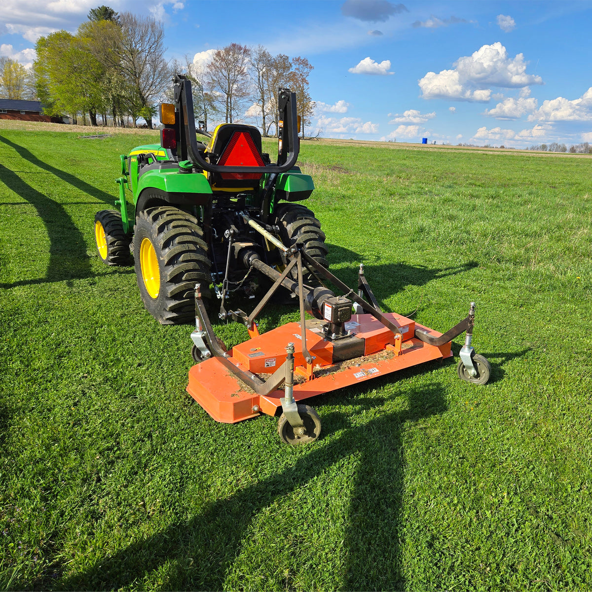 MechMaxx 72” Working Width Finishing Mower for Tractor, 18-50hp,3 Poin