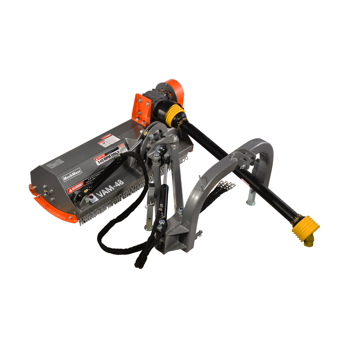 48" Standard 3Point Offset Flail Ditch Bank Mower，20-40hp, VAM48