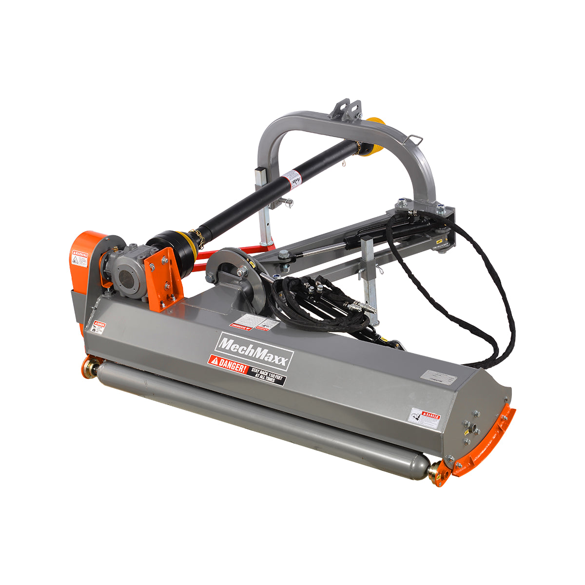 65" Standard 3 Point Offset Flail Ditch Bank Mower, 30-50hp