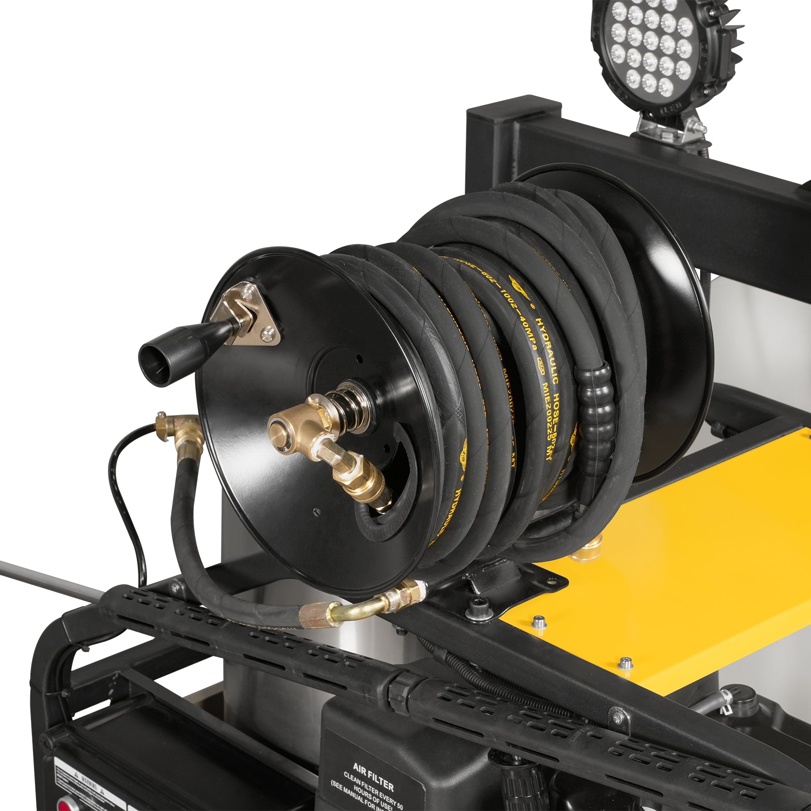 4000 PSI 4 GPM 15 HP E-Start Gas Engine Hot Water Pressure Washer Skid