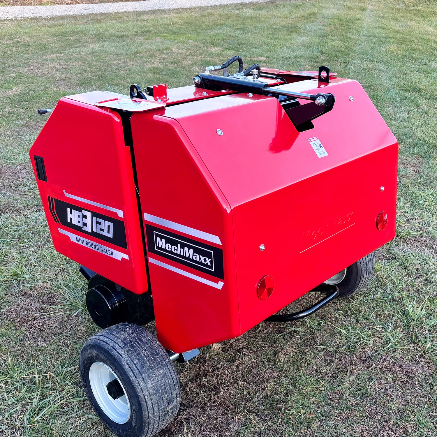 3-Point PTO Mini Round Hay Baler With Twine Wrap, 20" Diameter x 28" W