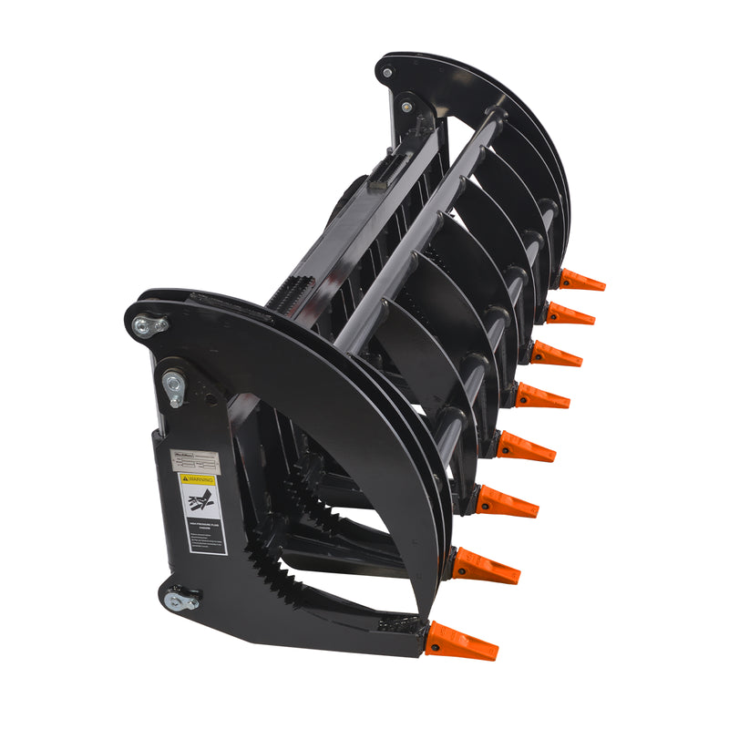 MechMaxx 78'' Skid Steer Root Grapple Rake Attachment