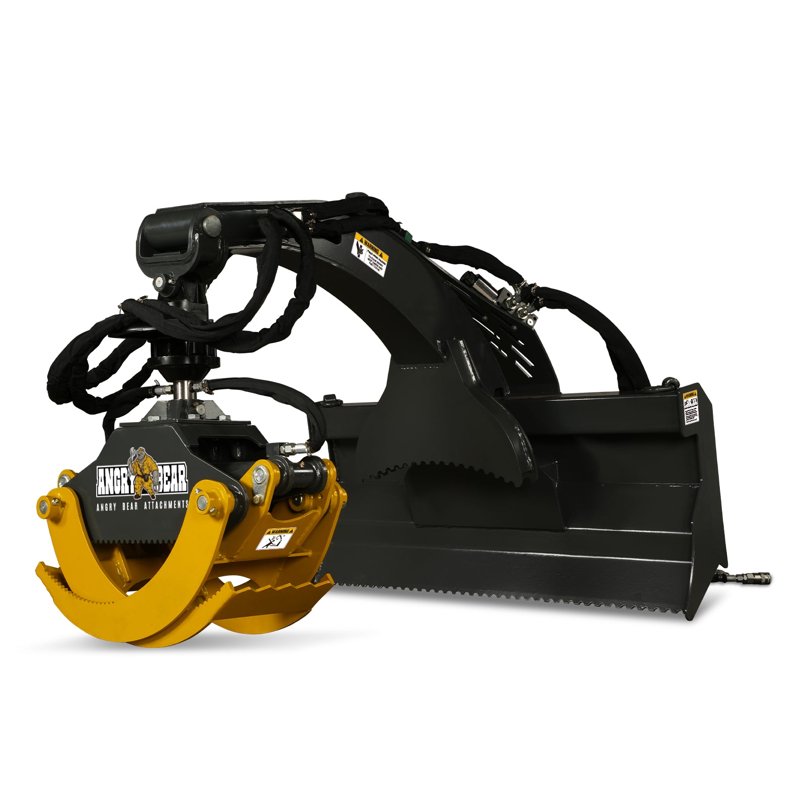 50" Skid Steer Rotary Log Grapple, 360° Rotation, 3000 Lbs Capacity