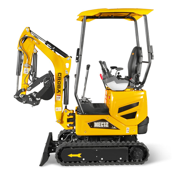 Mini Compact Excavator Kubota D722 Engine, 65.7" Max. Digging Depth, 2