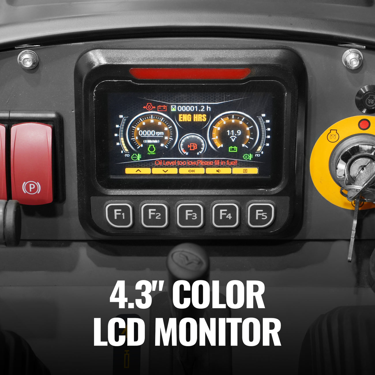 Mini Skid Steer Stand On Compact Track Loader with 25HP KUBOTA D1105 ...