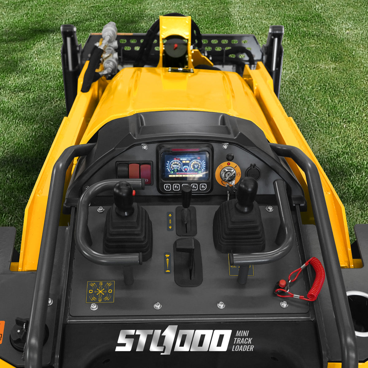 Mini Skid Steer Stand On Compact Track Loader with 25HP KUBOTA D1105 ...