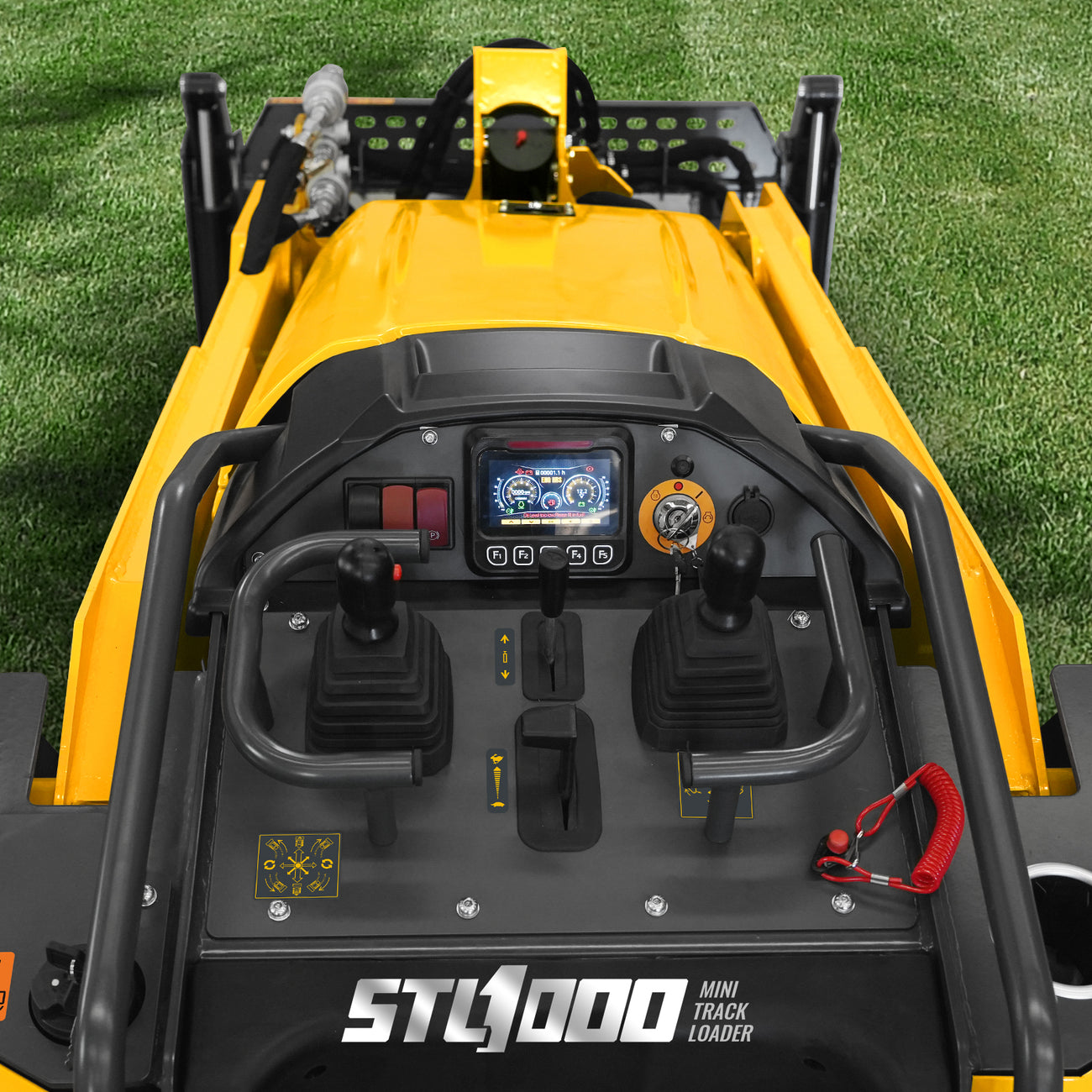 Mini Skid Steer Stand On Compact Track Loader with 25HP KUBOTA D1105 ...