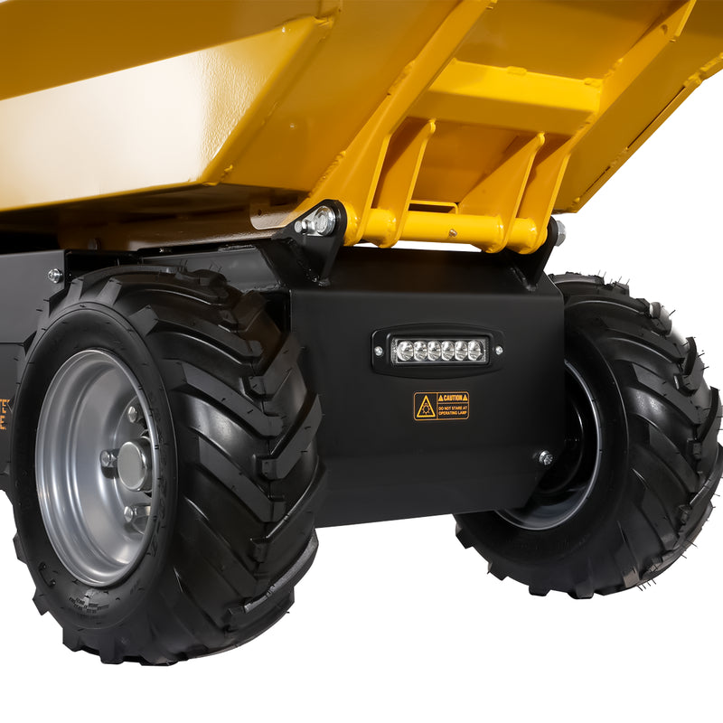 1100 lb 1000W DC Motor 48V Battery Powered Hydraulic Tipping Dump Cart