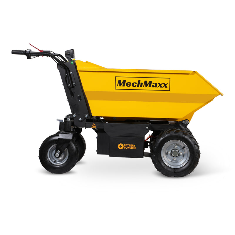 1100 lb 1000W DC Motor 48V Battery Powered Hydraulic Tipping Dump Cart