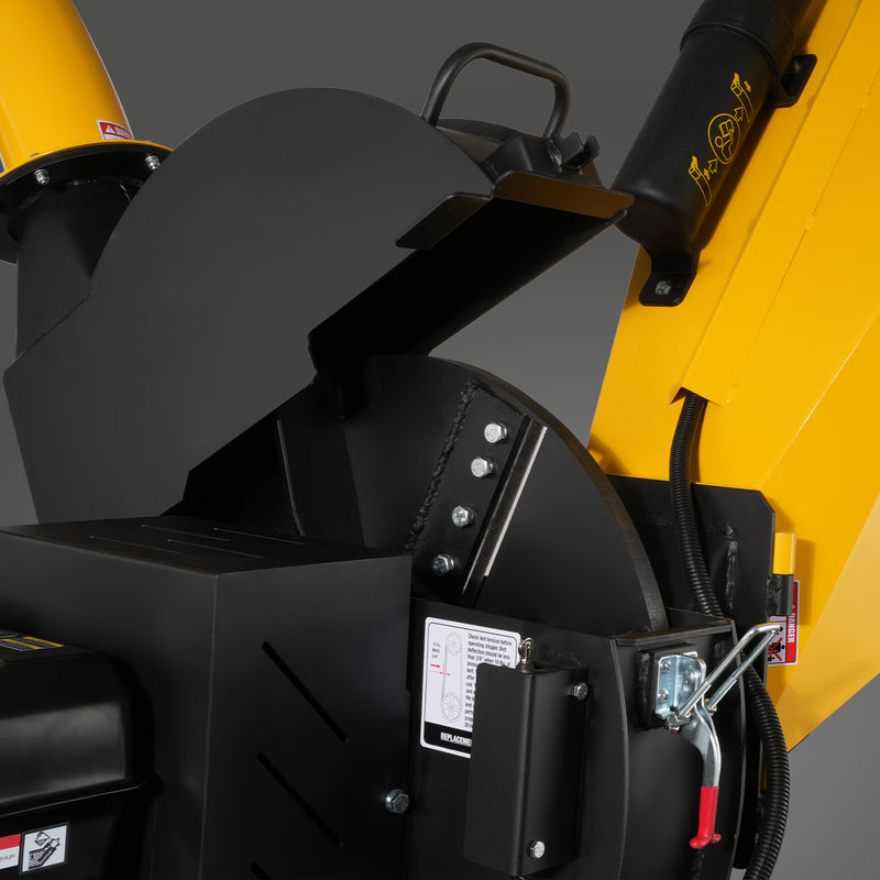 5 inch E-start Rato 420cc 15hp Gasoline Engine Powered Disc Wood Chipp