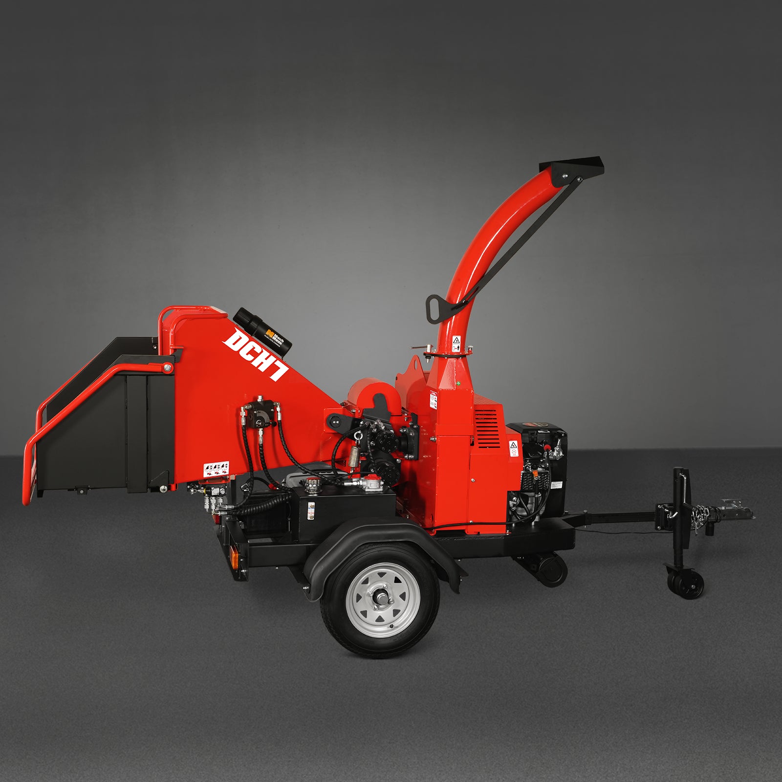 25hp 713cc Twin Cylinder Petrol Engine 7'' Hydraulic Feeding Wood Chip