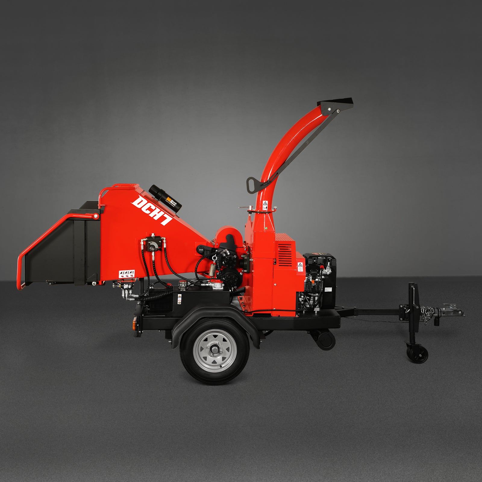 25hp 713cc Twin Cylinder Petrol Engine 7'' Hydraulic Feeding Wood Chip