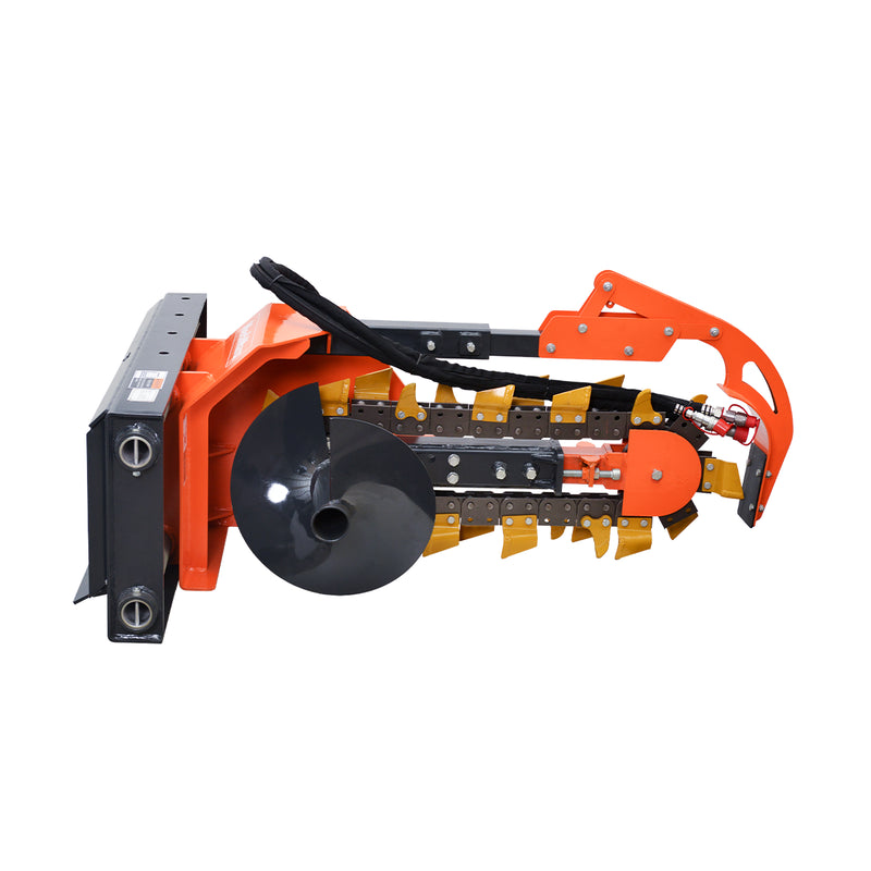 MechMaxx 28'' Side Shaft Trencher Skid Steer Attachment