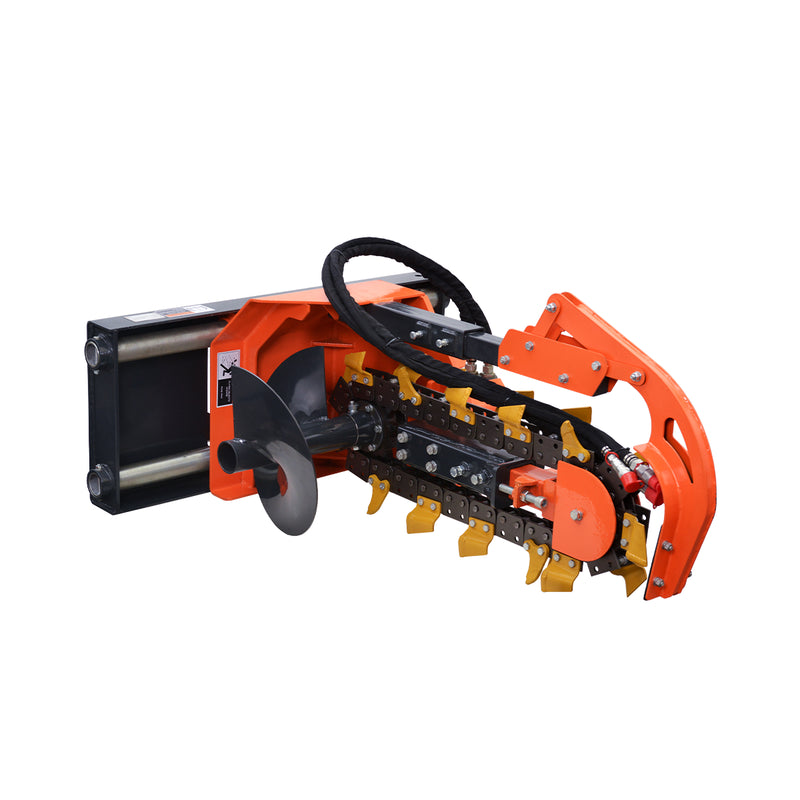 MechMaxx 28'' Side Shaft Trencher Skid Steer Attachment