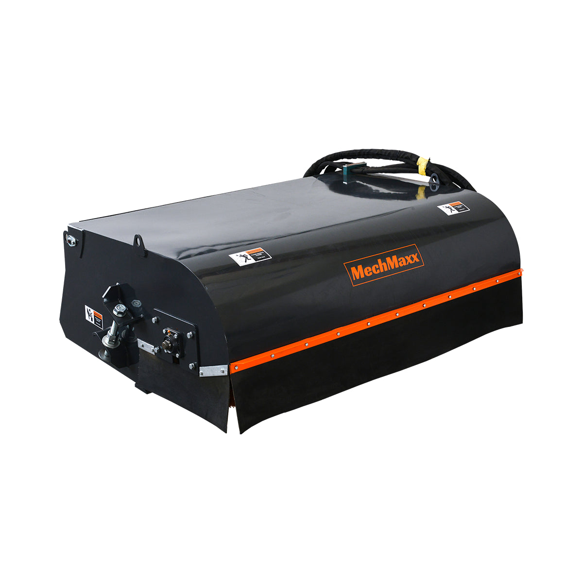 MechMaxx 72" Skid Steer Sweeper Pick Up Box Broom Attachment