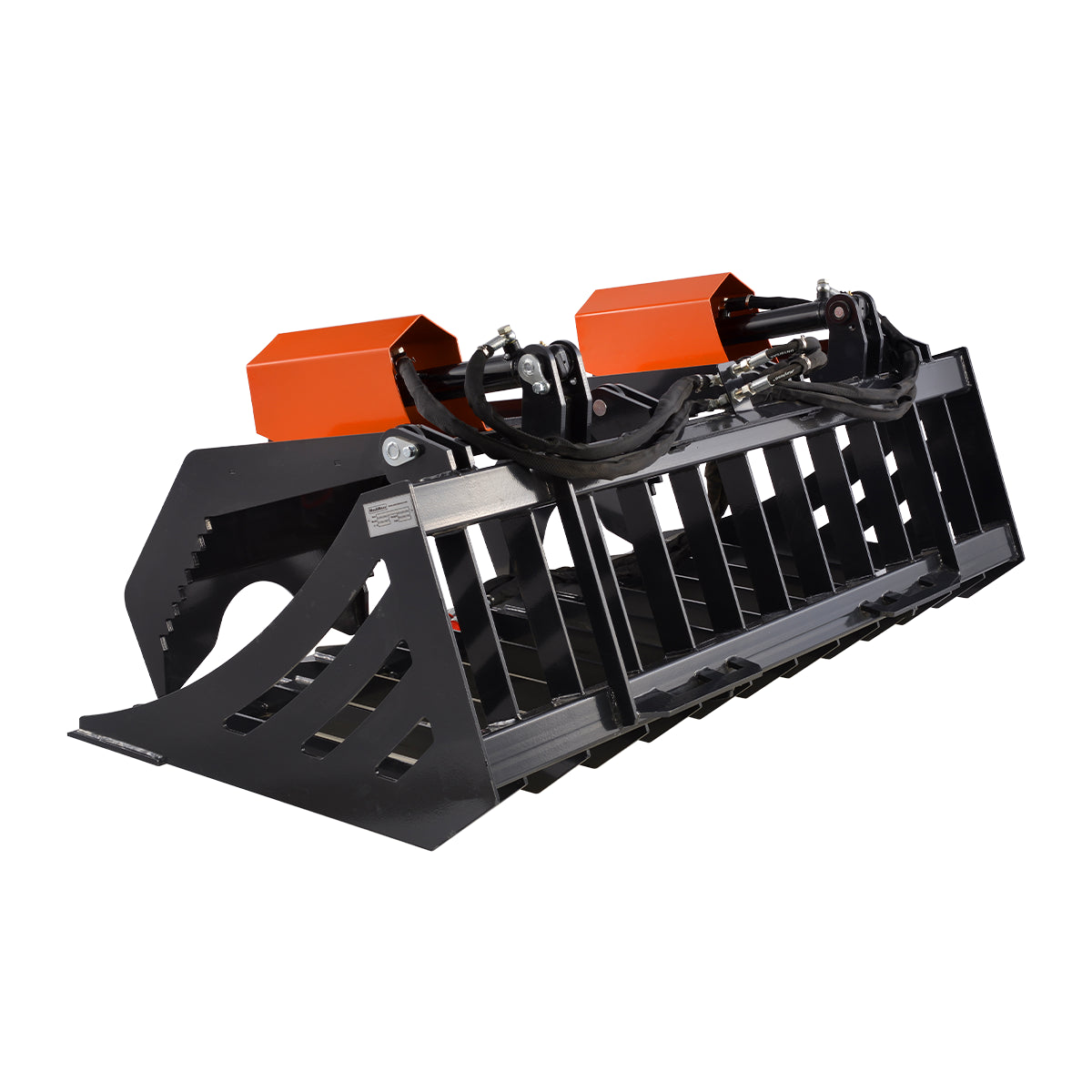 MechMaxx 72in Working Width Fork Grapple For Stone, 30-70 HP