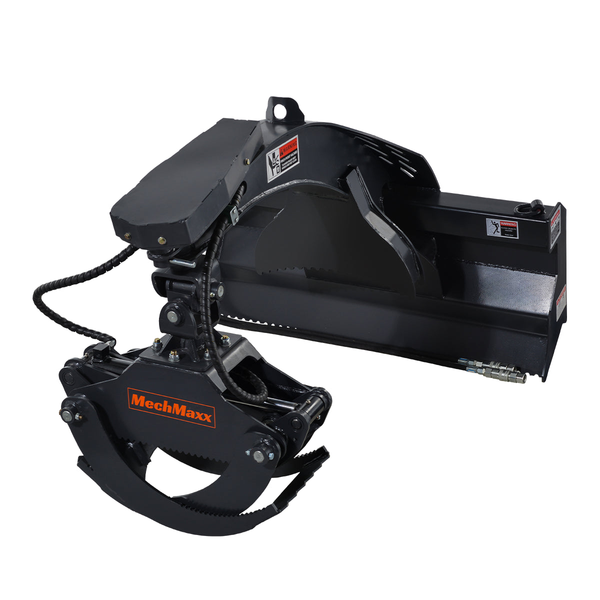 50" Skid Steer Rotary Log Grapple, 180° Rotation, 3000 Lbs Capacity